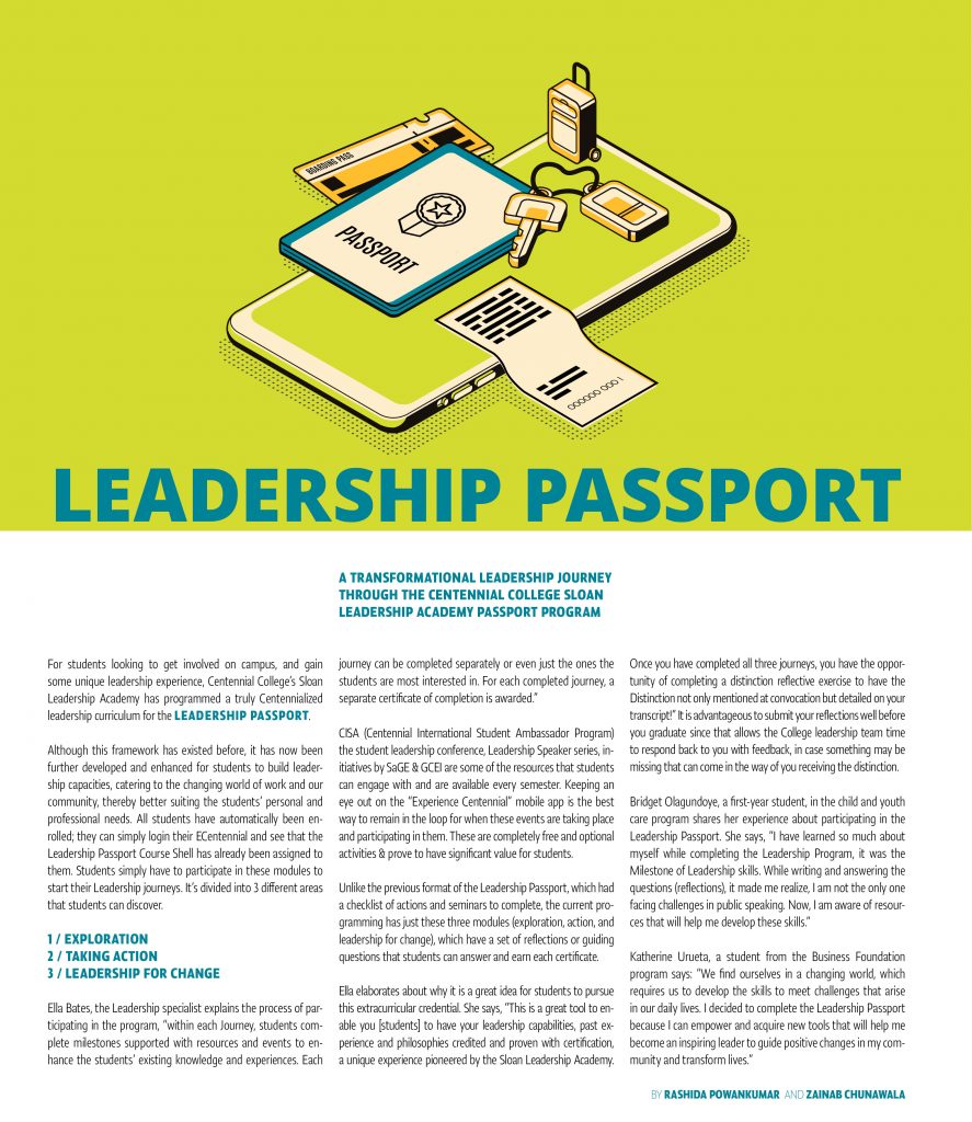 Leadership Passport | The Centennial College Newspaper